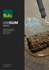 UNIGUM NERO® membrana liquida impermeabilizzante fibrorinforzata bituminosa